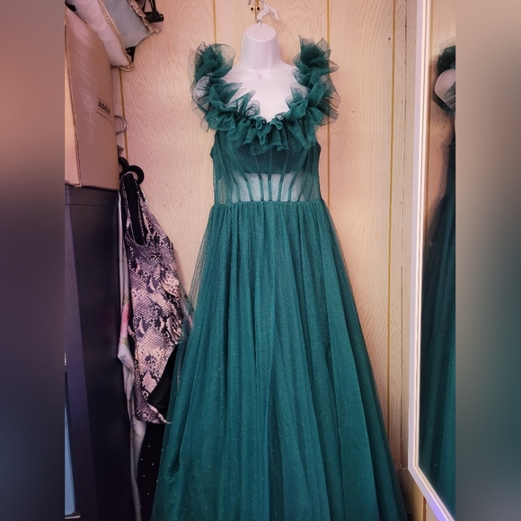 TLC | Dresses | Tlc Emerald Tulle Prom Dress | Poshmark